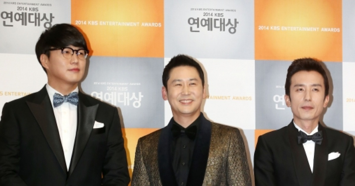 [동아포토]KBS연예대상 3MC 성시경-신동엽-유희열