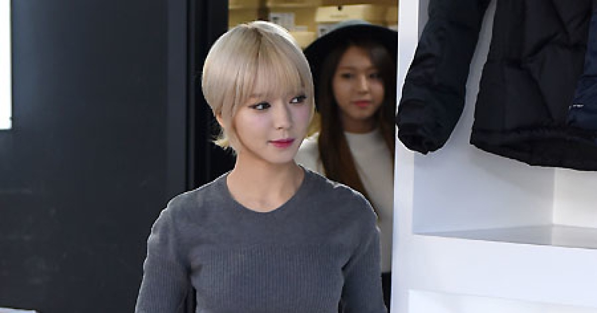[MD포토] AOA 초아 '섹시한 금발'