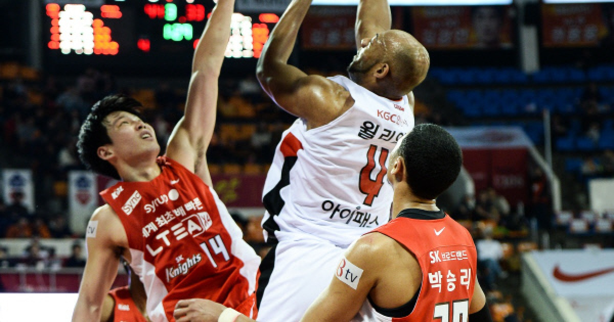 박상오 없는 SK, KGC에 완패하고 6연승 스톱