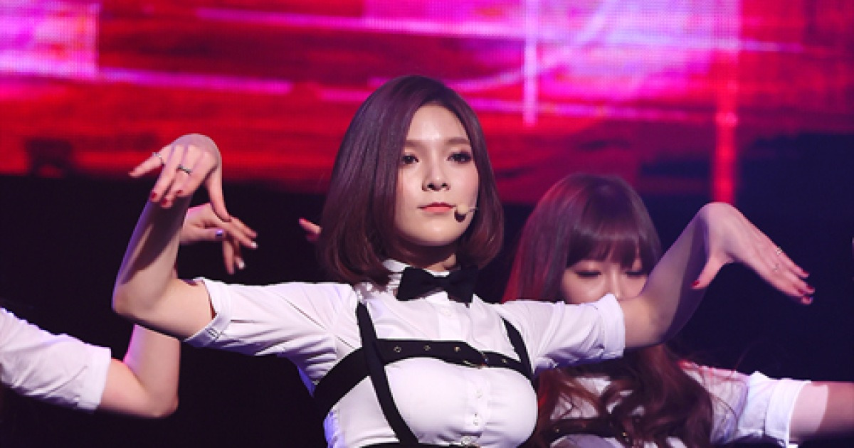 나인뮤지스 소진, '완벽한 S라인' [MBN포토]