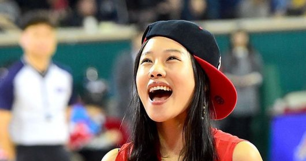 [사진]'나는 가수다' 유리,'골 성공에 미소 활짝~'