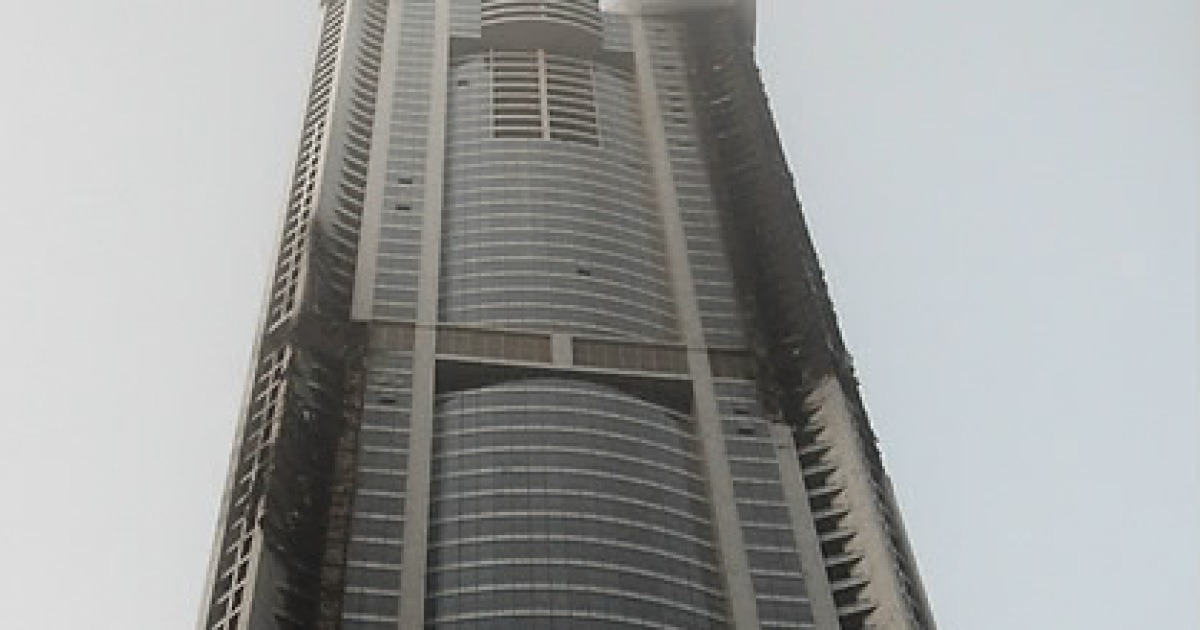 UAE TORCH SKYSCRAPER FIRE