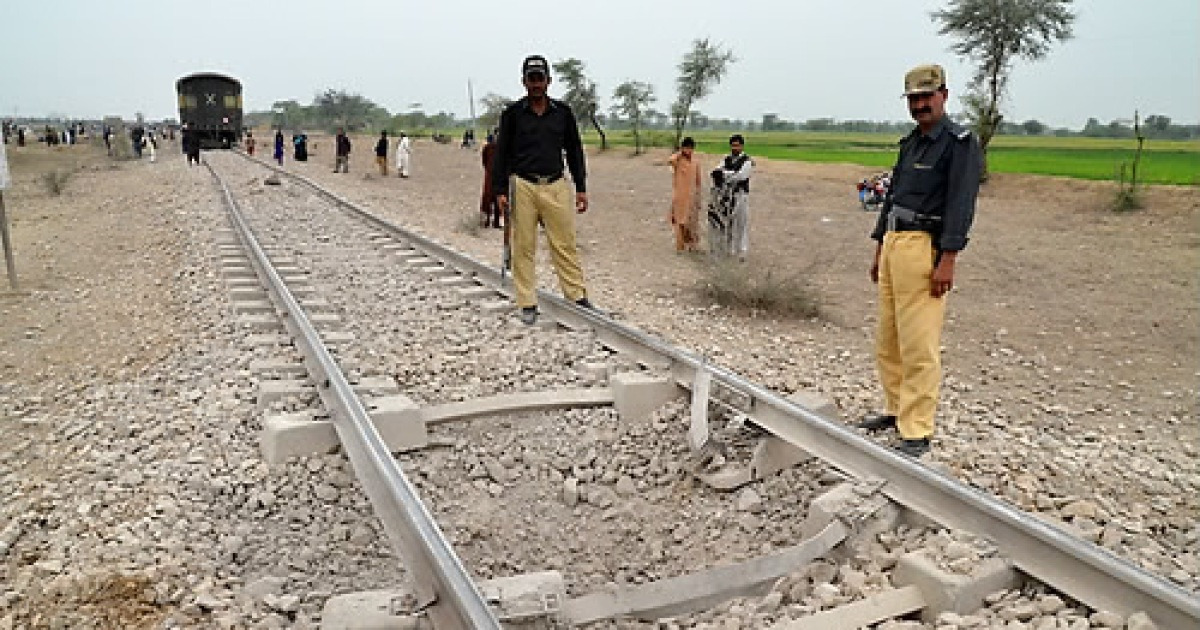 PAKISTAN RAILWAY TRACK BLAST