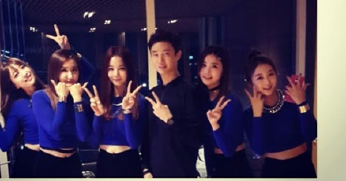 한재석-EXID, 'SNL 코리아 시즌6' 출연 인증샷 공개..'훈훈'