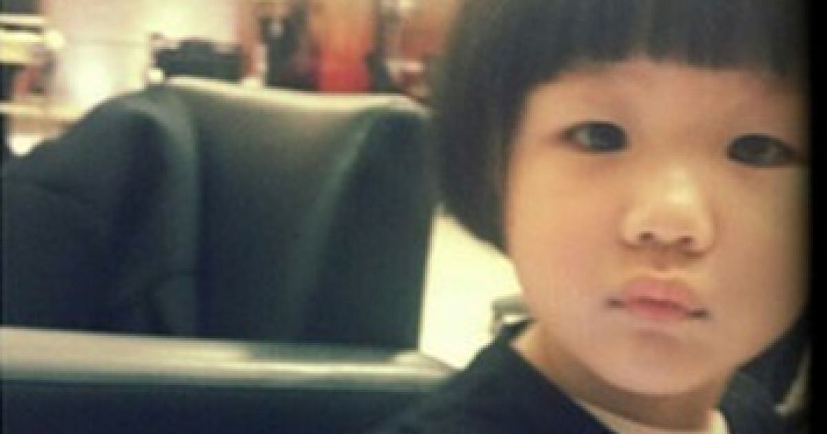 엄지온, 고모 엄정화 똑 닮은 바가지 머리.."디스코"