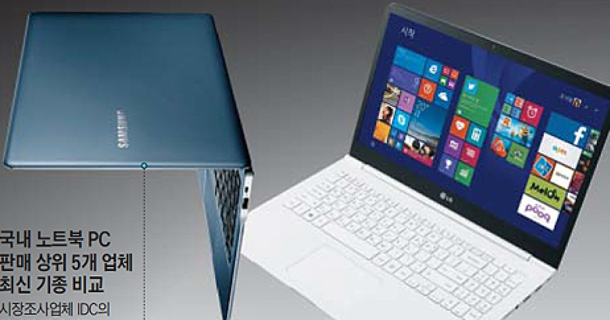 [돈 버는 지름길] 배터리 12시간 삼성, 980g 14인치 LG.. 태블릿 압도하는 노트북