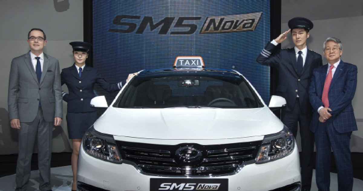 도넛형 연료통 탑재 'SM5 노바'택시시장 새바람