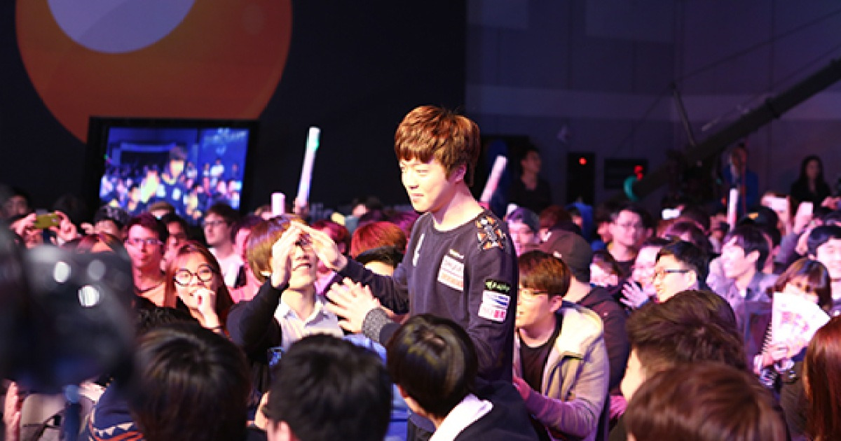 [포토] KT 이승현 "GSL 우승하러 왔어요"