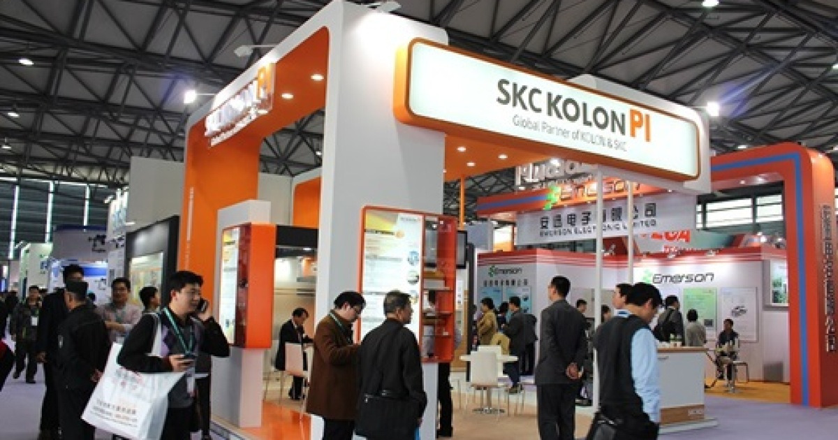 SKC코오롱PI, 세계 최대 PI필름 전시회 참가.. '중화권 공략 가속화'