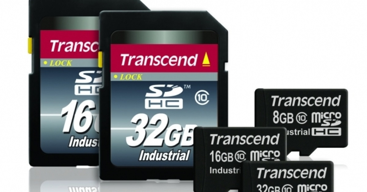 트랜센드, 방한·방열 산업용 'SDHC·마이크로SDHC' 출시