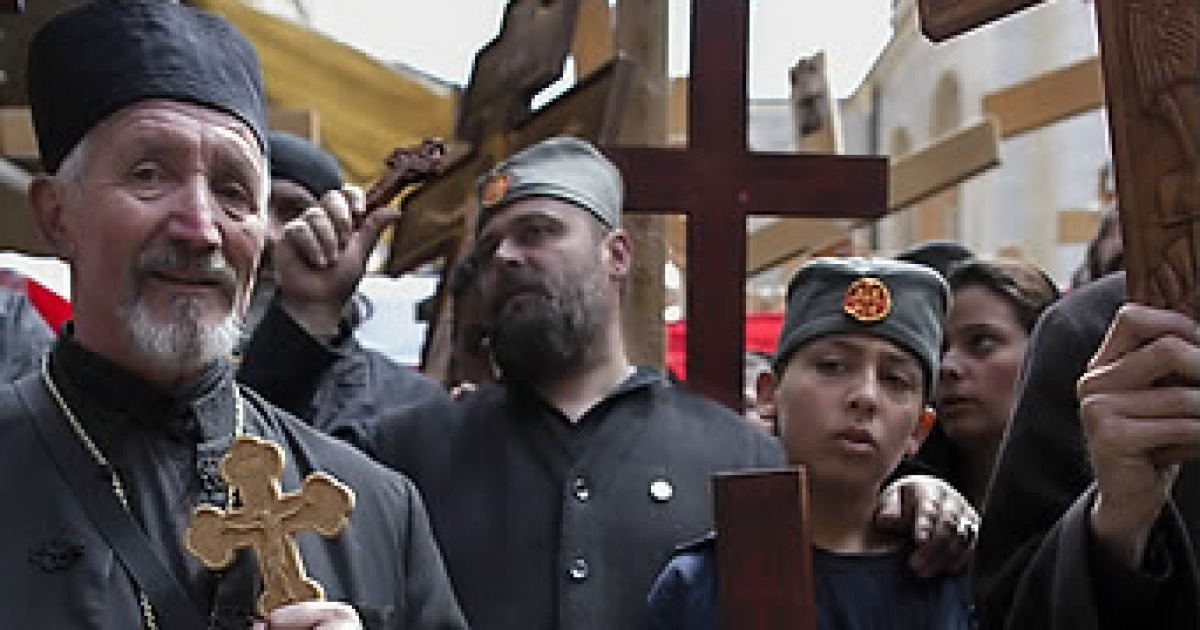 MIDEAST ISRAEL JERUSALEM ORTHODOX HOLY WEEK