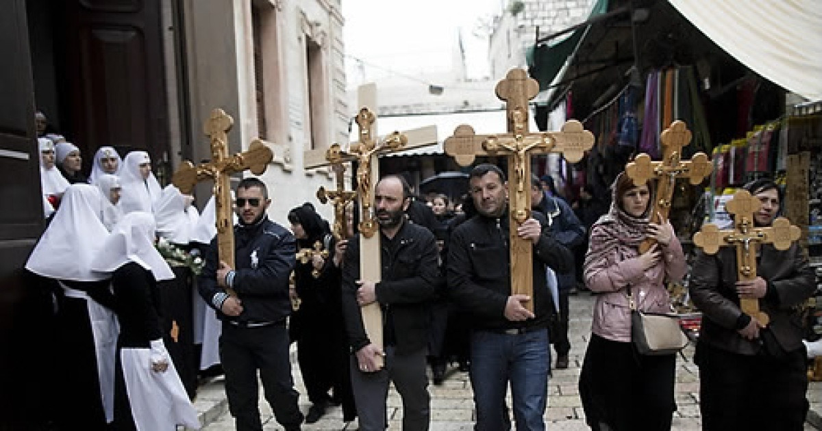 ISRAEL JERUSALEM HOLY WEEK