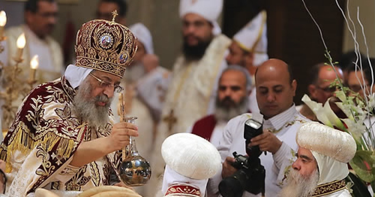 EGYPT RELIGION COPTIC EASTER MASS