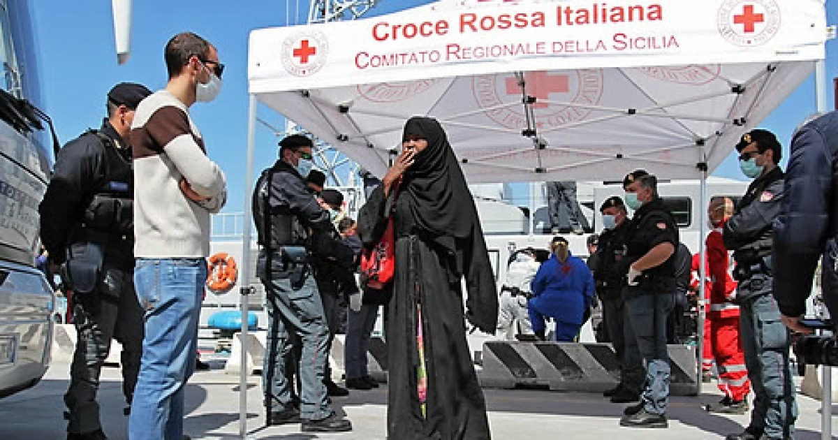 ITALY MIGRATION RESCUED MIGRANTS