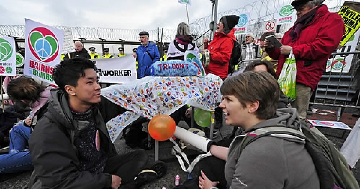 BRITAIN PROTEST FASLANE NAVAL BASE PROTEST