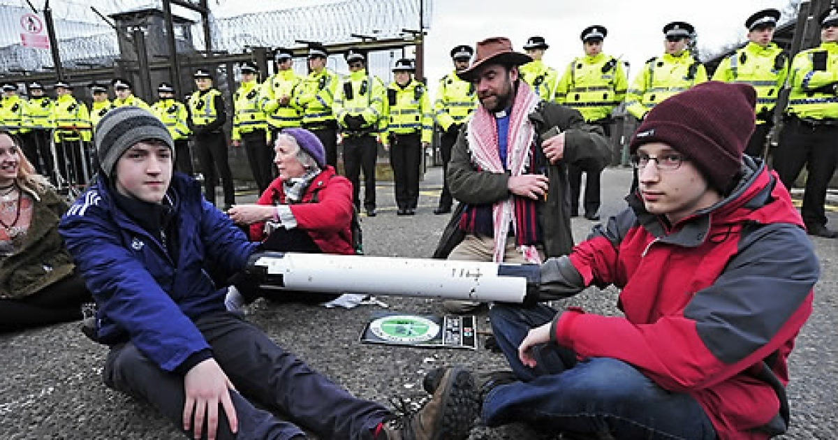 BRITAIN PROTEST FASLANE NAVAL BASE PROTEST