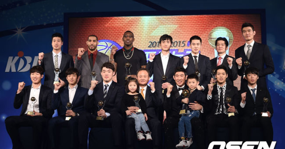 [사진]2014-2015 KBL 프로농구 시상식,'영광의 얼굴들'