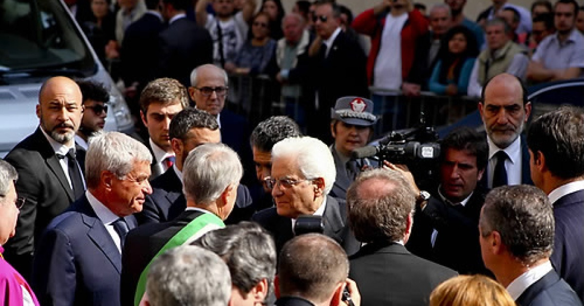 ITALY FUNERAL MILAN COURT SHOOTING