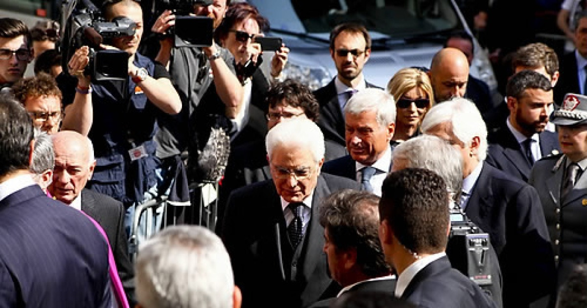 ITALY FUNERAL MILAN COURT SHOOTING