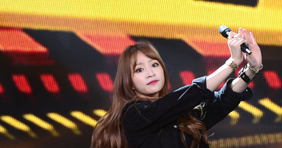 EXID 하니, '1위 후 감격의 댄스~' [MBN포토]