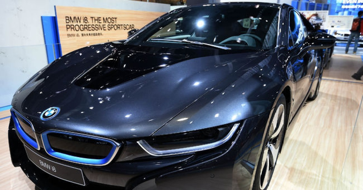 [사진]2015 상하이 모터쇼,'박력넘치는 BMW i8'