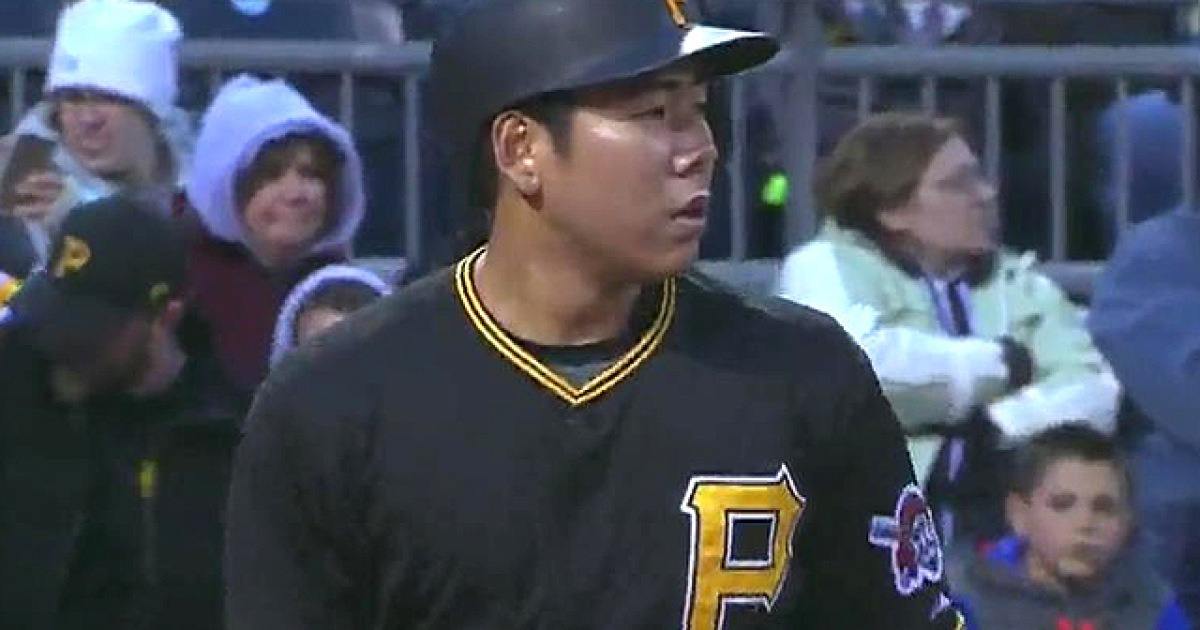 강정호, MLB 입성 후 첫 2G 연속 안타·타점 기록