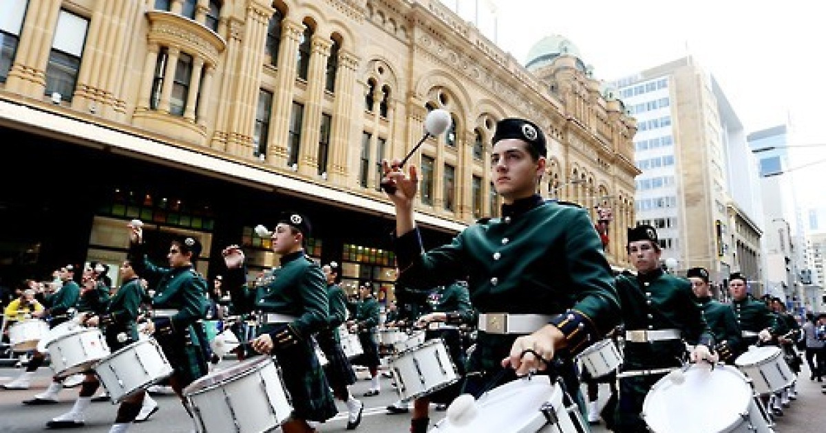 AUSTRALIA FIRST WORLD WAR ANNIVERSARY ANZAC DAY