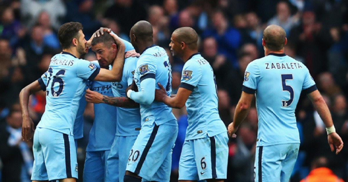 [EPL 34R] '페르난지뉴 극적골' 맨시티, 빌라에 3-2 승.. 2위+아구에로 득점 선두