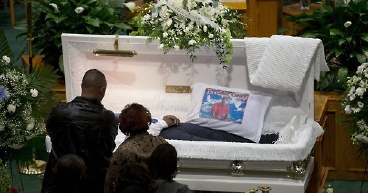 USA BALTIMORE GRAY FUNERAL