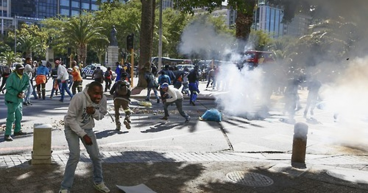 SOUTH AFRICA MUNICIPAL WORKERS STRIKE