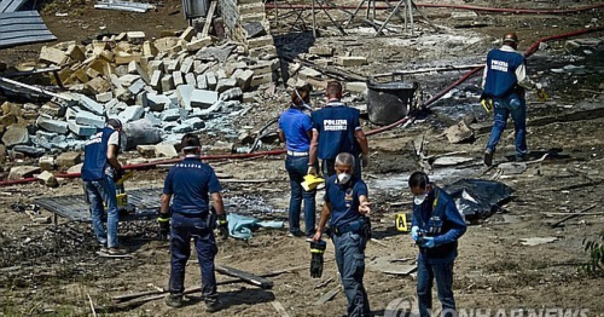 ITALY ACCIDENTS FIREWORKS FACTORY