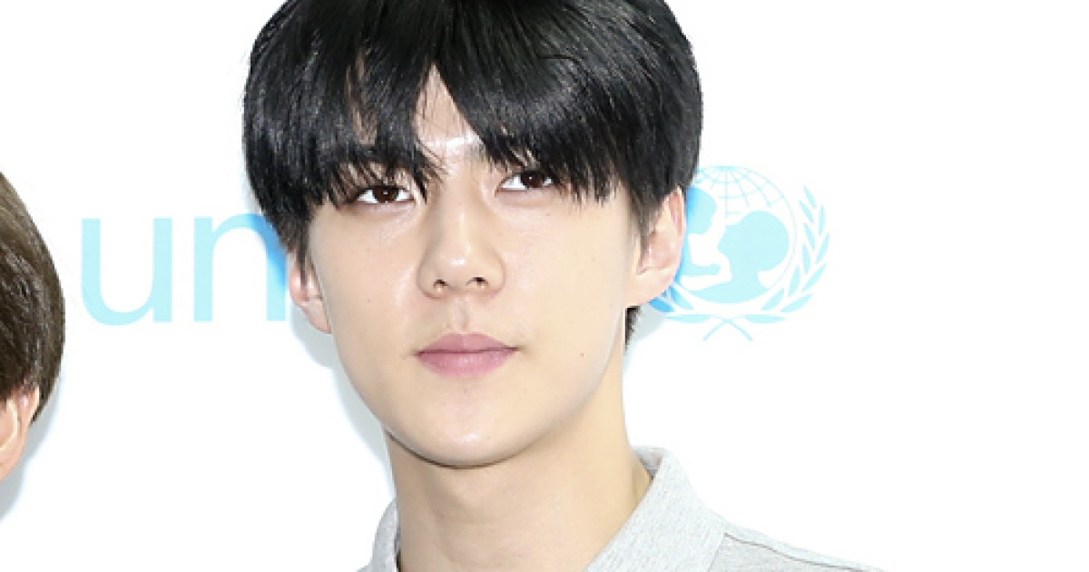 [bnt포토] EXO 세훈 '앞머리 내린 막내의 순둥이 눈빛'