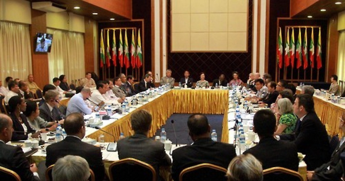 MYANMAR MINISTERS AND DIPLOMATS MEETING