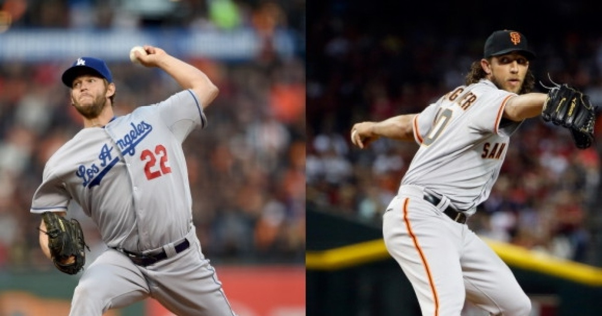 범가너, 'MVP 맞대결'서 커쇼에 투·타 완승.. LAD, 스윕패 수모