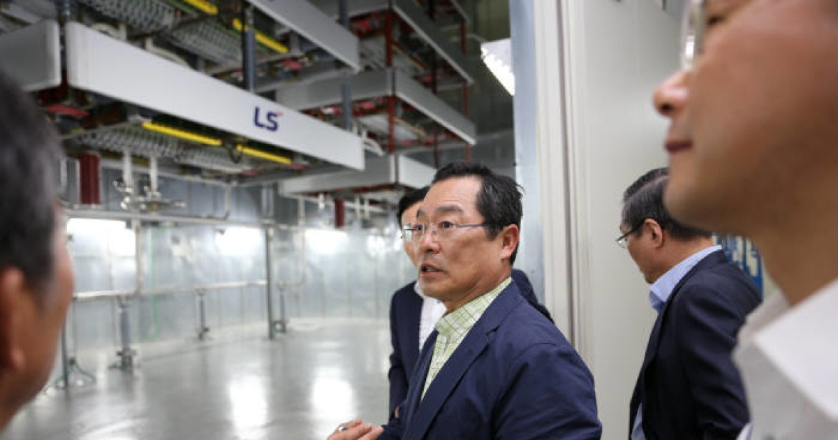 구자열 LS그룹 회장, 초전도·HVDC 상용화 박차.. 제주도 '탄소 제로(0) 섬' 만든다