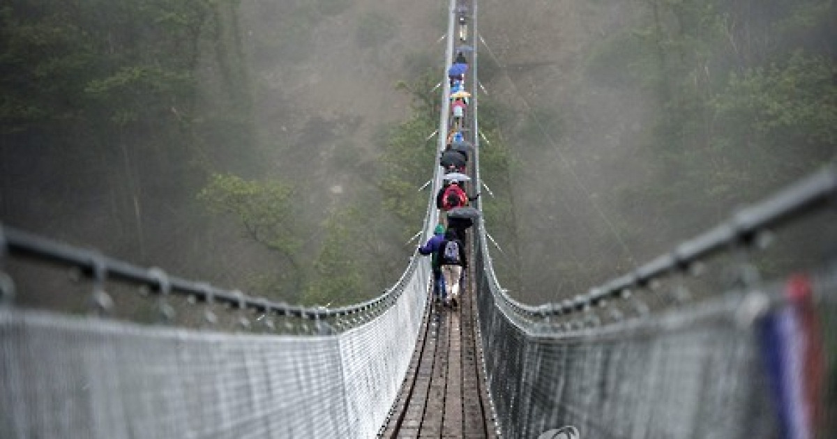 SWITZERLAND ROPE BRIDGE