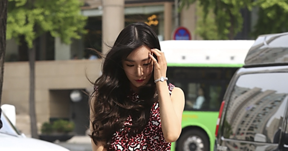 [bnt포토] 소녀시대 티파니 '바람에 치마가 살랑~'