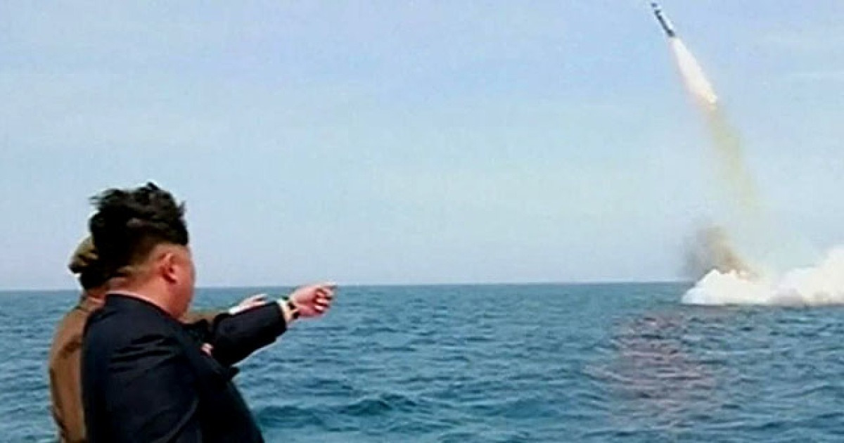 北, '조작 논란' 휩싸였던 SLBM 발사 영상 공개