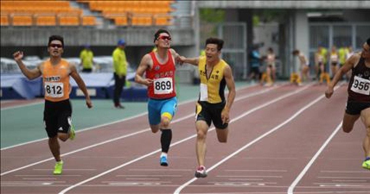 유민우, KBS배 전국육상대회 남자 100m 우승..10초69