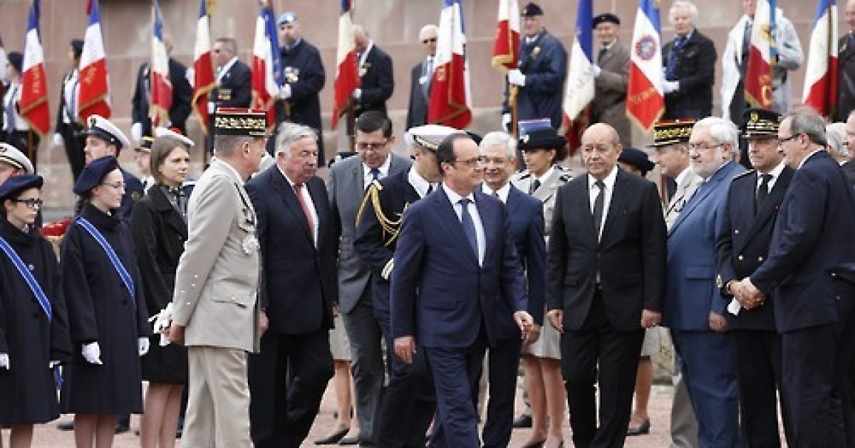 FRANCE WWII CEREMONY