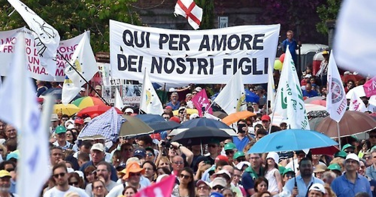ITALY PROTEST SOCIAL ISSUES