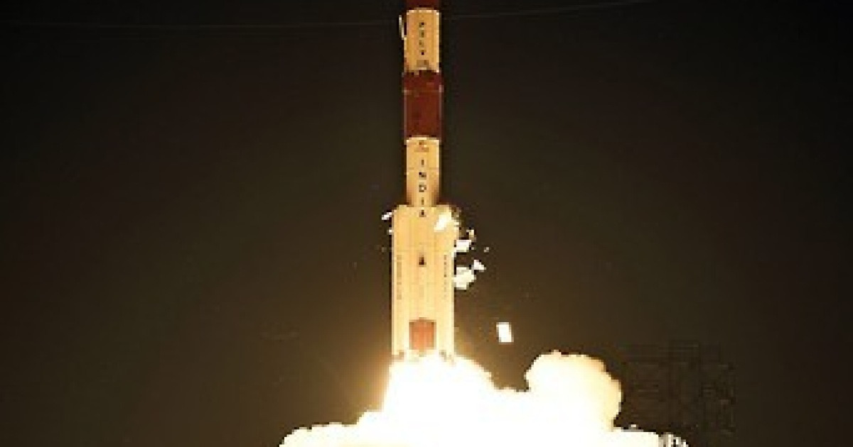 INDIA SPACE SATELLITE ROCKET LAUNCH