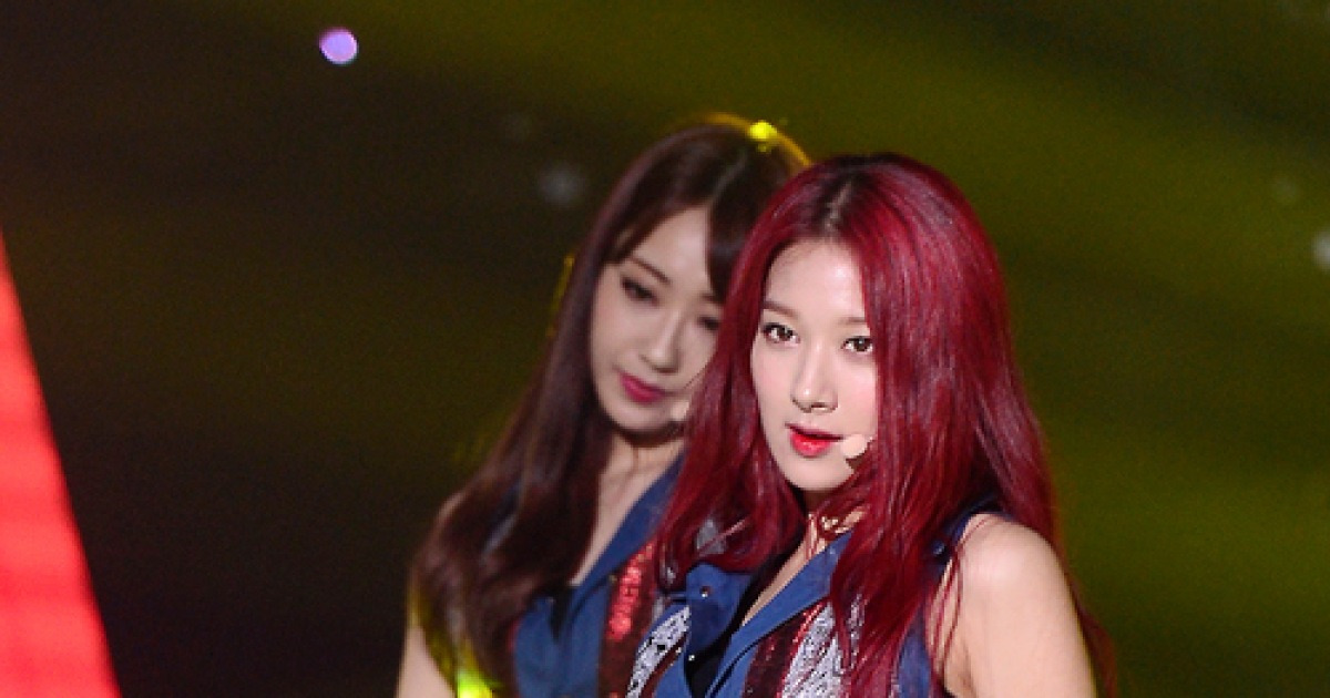 나인뮤지스 민하, '섹시 눈빛 장전' [MBN포토]