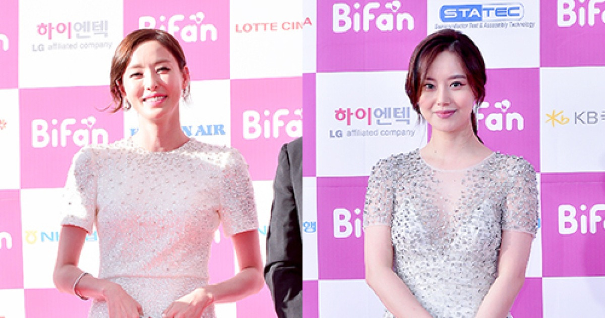 [ST포토] 'BiFan' 이다희 VS 문채원, 롱 드레스 승자는?