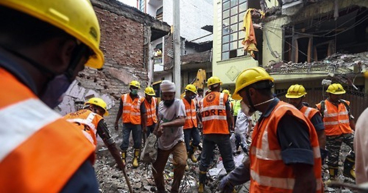INDIA ACCIDENTS BUILDING COLLAPSED