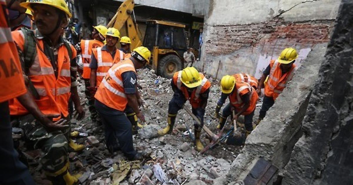 INDIA ACCIDENTS BUILDING COLLAPSED