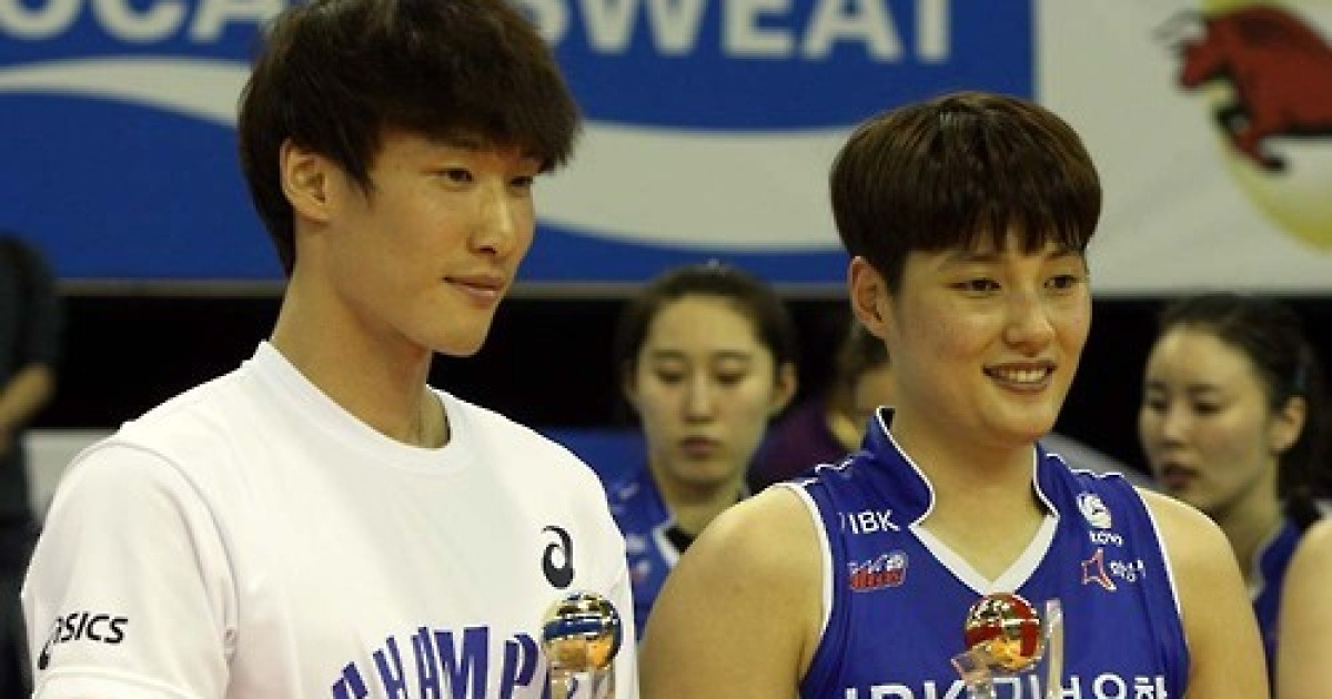 KOVO컵 MVP 최홍석·김희진