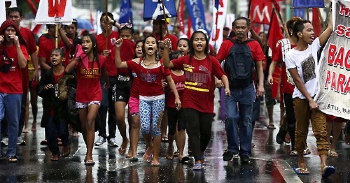 PHILIPPINES PROTEST STATE OF THE NATION ADDRESS