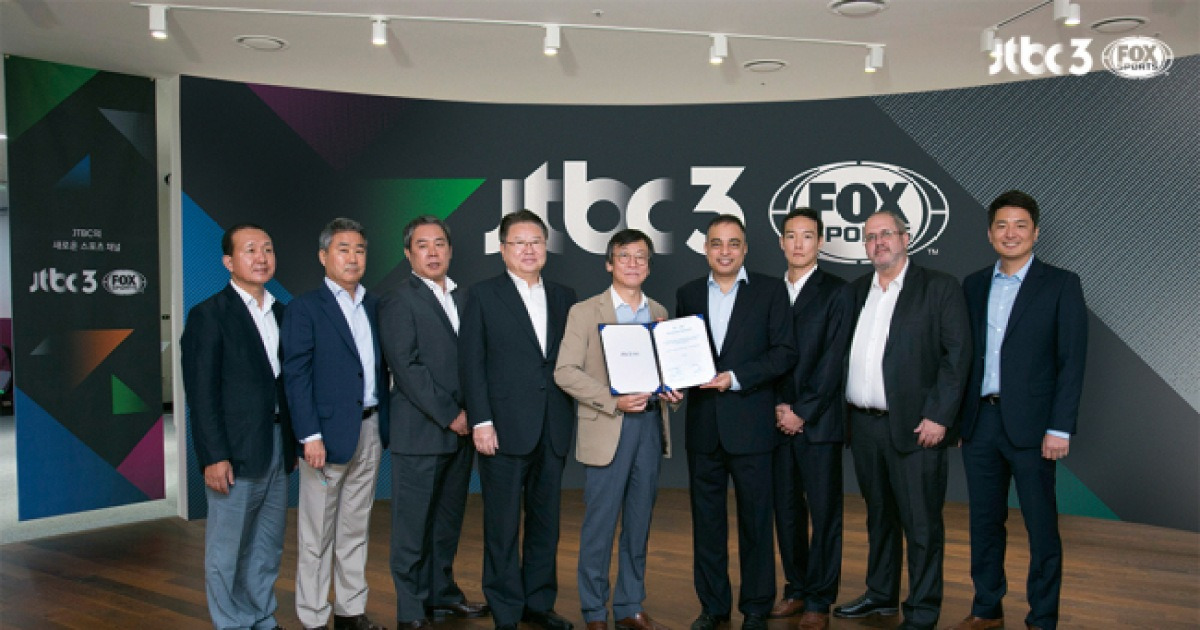 JTBC, 8월 1일 스포츠종합채널 개국..폭스 인터내셔널 채널 아시아와 업무 협약