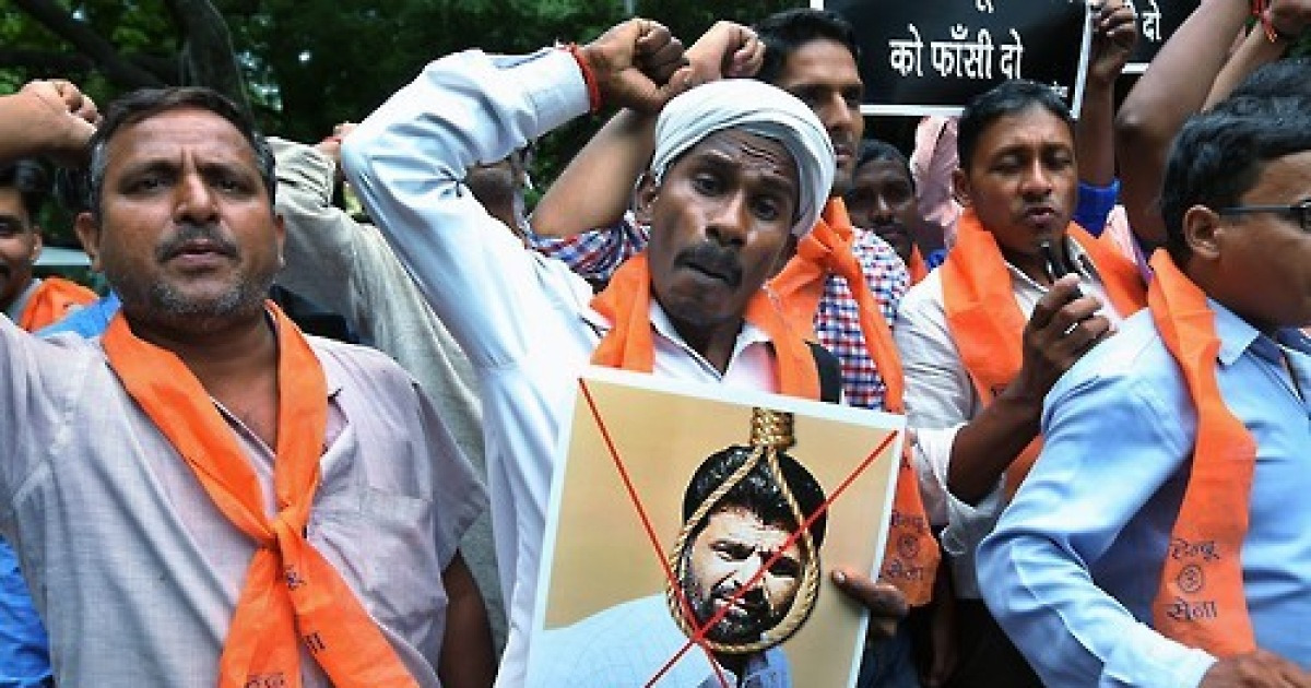 INDIA DEATH SENTENCE DEMONSTRATION